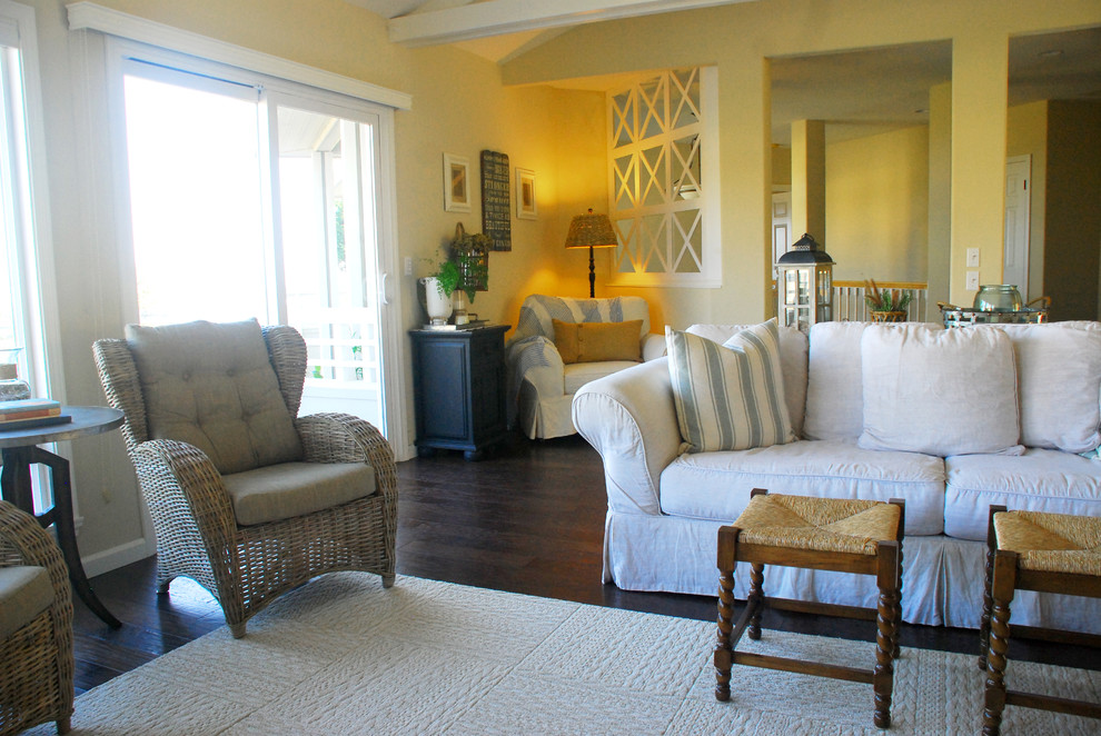 Los Osos California Beach House Remodel - Beach Style - Living Room ...