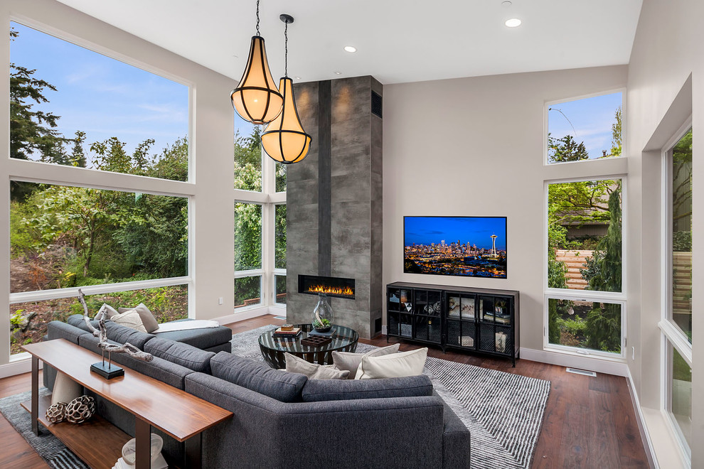 Lot 15 - Living Room - Seattle - by Summerwell Homes | Houzz