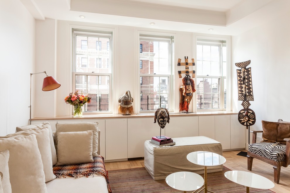 Lower Fifth Avenue Residence - Contemporary - Living Room - New York ...