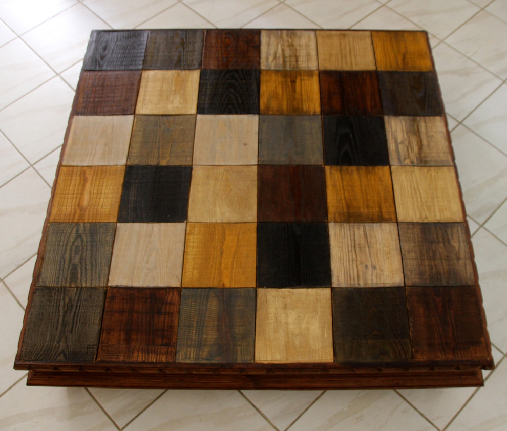 Lowrise Colourfull Center Table(4'x4') - Rustic - Living Room - Other ...