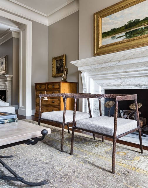 Luminous Townhouse - Transitional - Living Room - DC Metro - by Fabiola ...