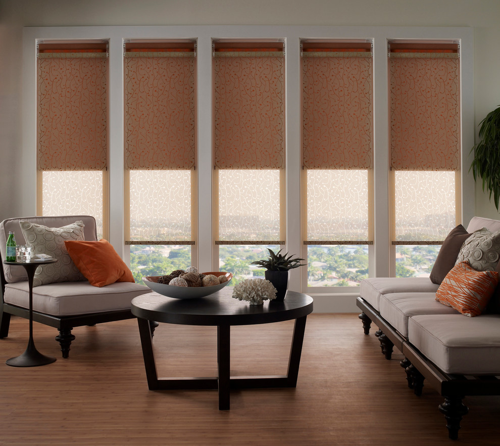 Lutron Shades - Traditional - Living Room - Austin - by Texas Sun ...