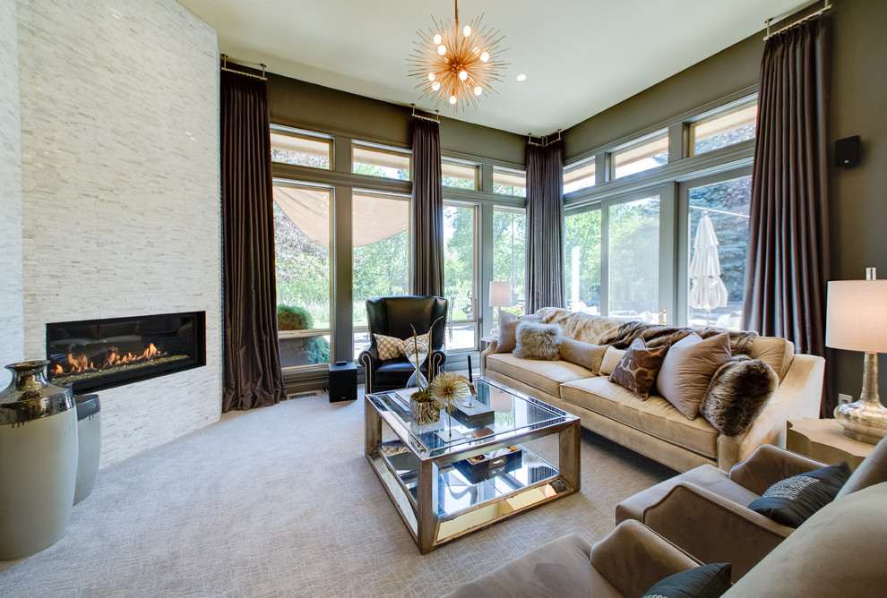 LUXE Living, Wood Duck Island - Contemporary - Living Room - Boise - by ...