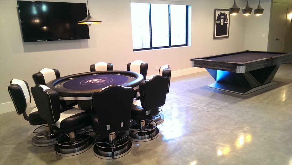 Luxor Billiards table and matching Poker table - Modern - Living Room ...