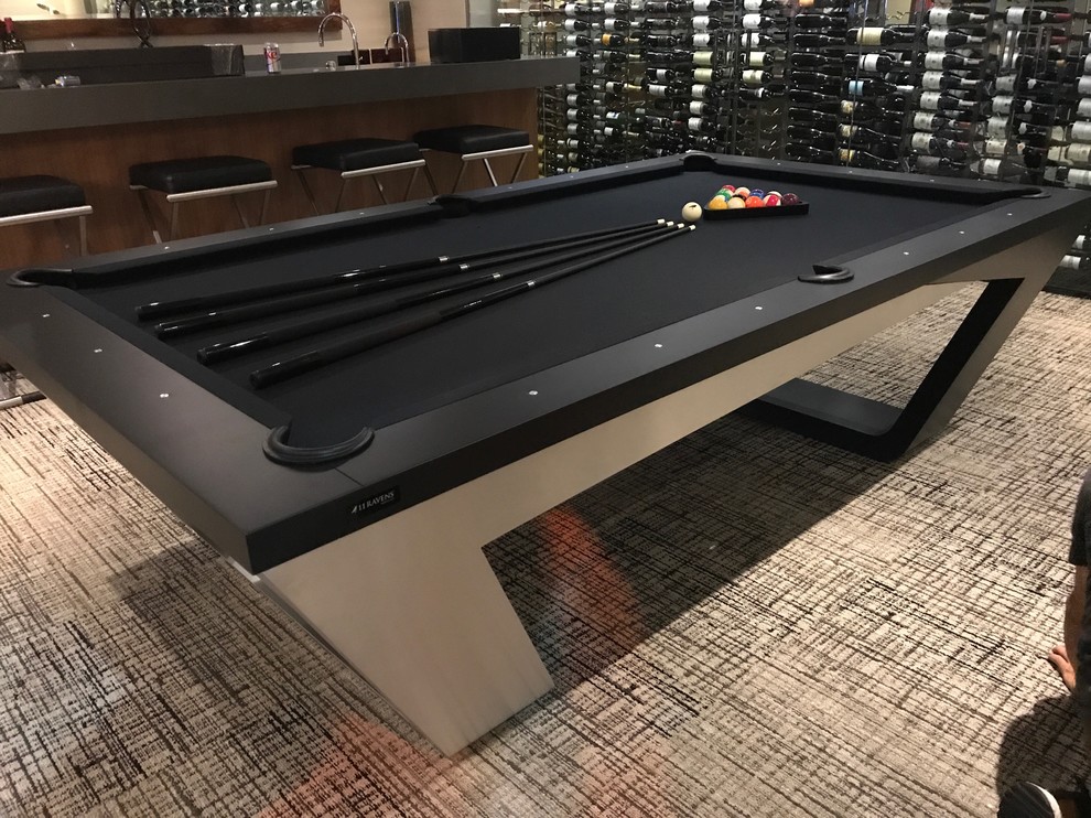 Luxury Custom Pool Table - Contemporary - Living Room - Los Angeles ...