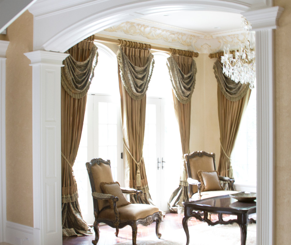 Luxury Drapery Panels in Mequod Wisconsin - Traditional - Living Room ...