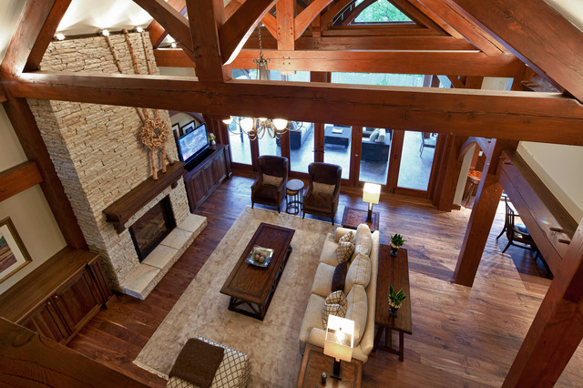 Luxury Timber Frame - Classico - Soggiorno - Vancouver - di tdSwansburg ...
