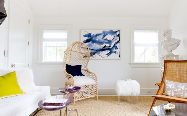 Lynne Scalo Design, Holiday House Hamptons - Contemporary - Living Room ...