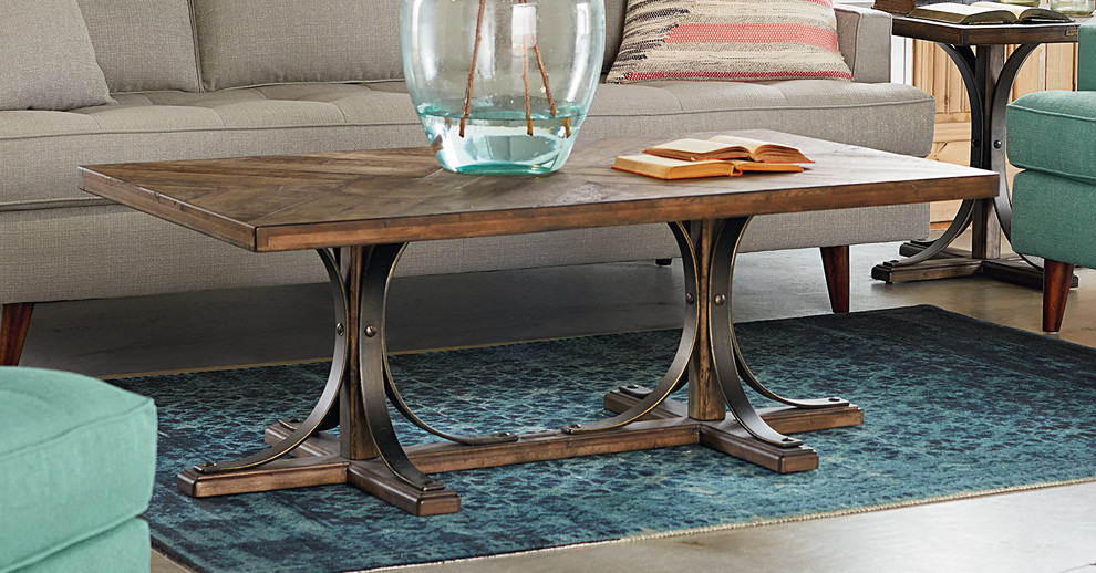 Magnolia Home - Iron Trestle Coffee Table - Traditional - Living Room ...