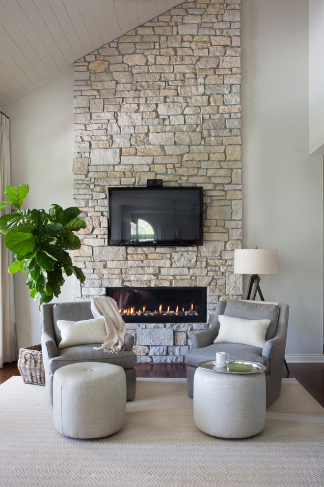 Main Floor Home Remodel - Johnston, IA - Traditional - Living Room ...