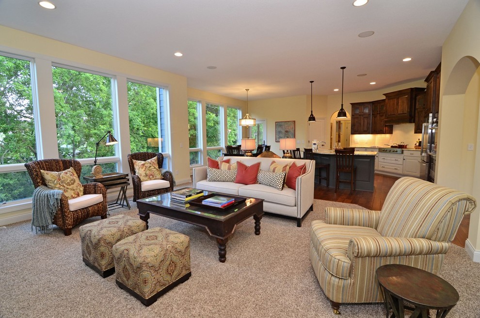 Main Floor Living Room - Traditional - Living Room - Minneapolis - by ...