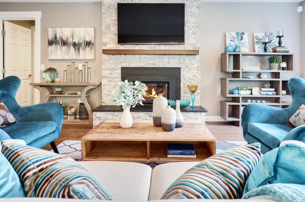 Main Floor Redesign - Contemporary - Living Room - Seattle - by J B ...