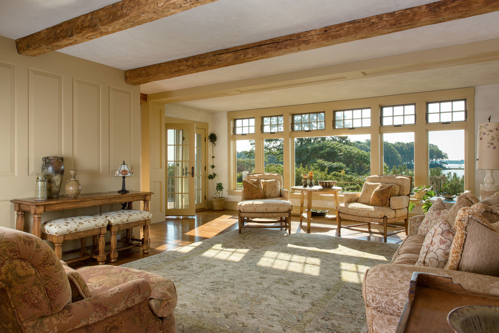 Maine Cottage - Weinrich Residence - Farmhouse - Living Room - Atlanta ...