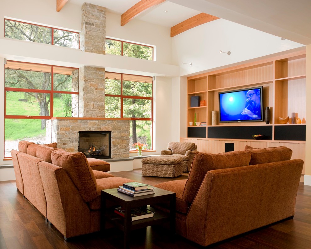 Major remodel - Alamo - Contemporain - Salon - San Francisco - par R&J ...