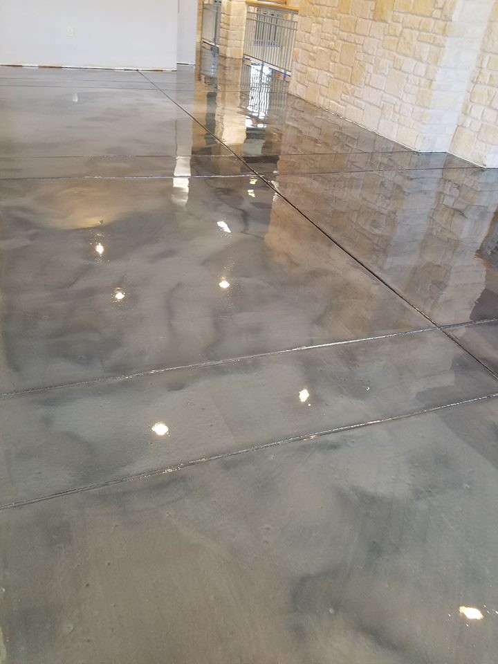 Marble Finish Concrete - Classique - Salon - Houston - par Concepts In ...