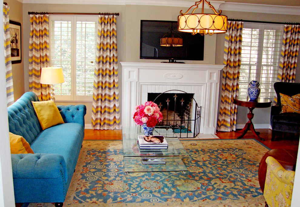 Martin Living Room - Eclectic - Living Room - Dallas - by Bolen Designs ...