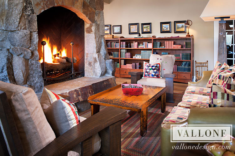 Martis Camp Lodge Clubhouse - Traditional - Living Room - Phoenix - by ...