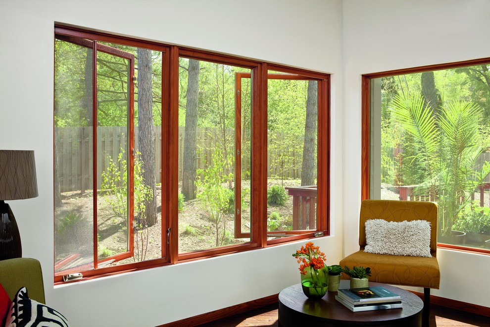 Marvin Ultimate Casement Windows - Modern - Living Room - Atlanta - by ...