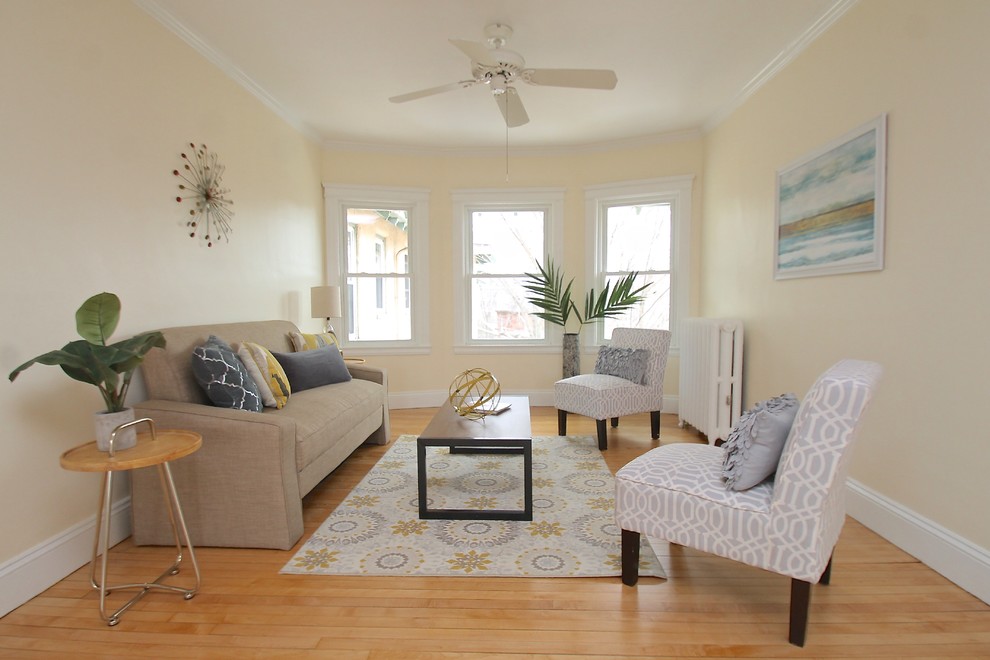Massachusetts Ave, Cambridge - Modern - Living Room - Boston - by Heart ...
