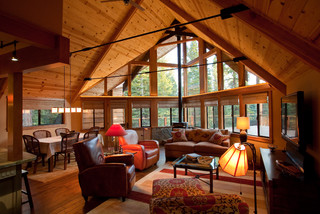 McKinney Estates - Rustic - Living Room - Sacramento - by Welling ...