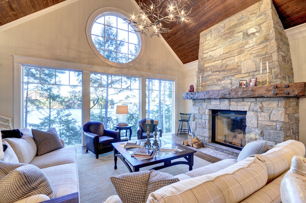 McLeod shores - Rustic - Living Room - Toronto - by Propeller Fine Homes | Houzz