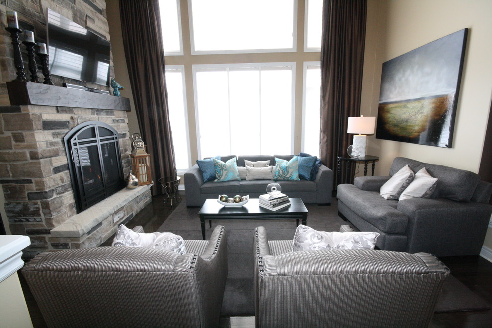 MDG 'Classic Couple's Great Room Transformation' - Transitional ...