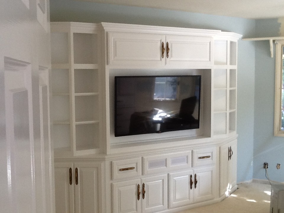Media & Entertainment Centers - Traditional - Living Room - Los Angeles ...
