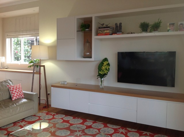 Media Unit - floating - Contemporary - Living Room - Sydney - by ...