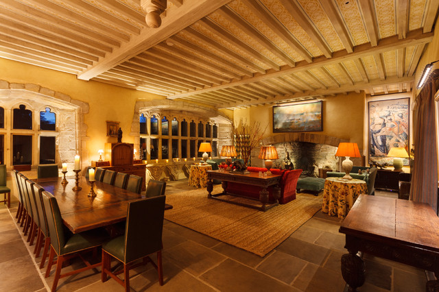 Medieval and Georgian House - lighting the large hall - Classique ...