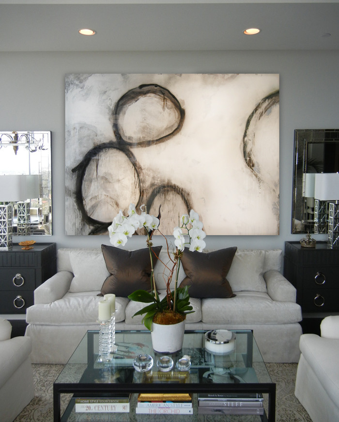 Mel DeWees - Living Room - Houston - by Laura Rathe Fine Art | Houzz