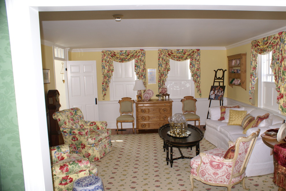 Menefee Restoration - Farmhouse - Living Room - Portland Maine - by ...