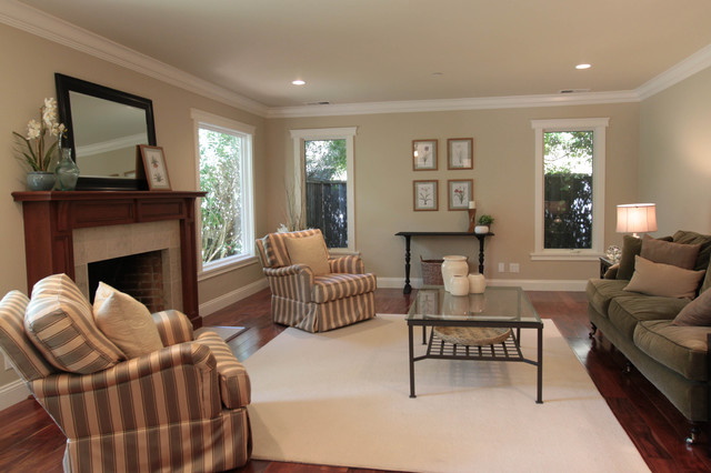 Basic Ranch Addition Living Room Before & After: Remodeling A