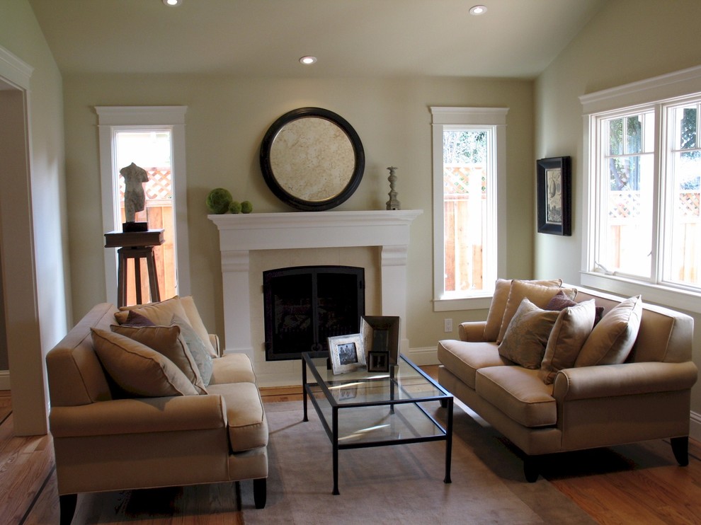 Menlo Park Residence - Traditional - Living Room - San Francisco - by ...