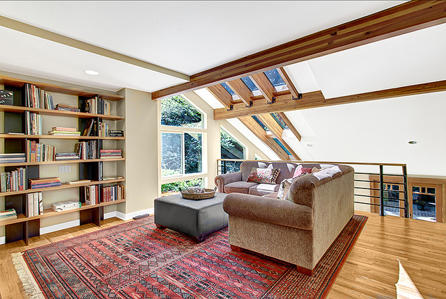 Mercer Island Traditional Staged House - Traditional - Living Room ...