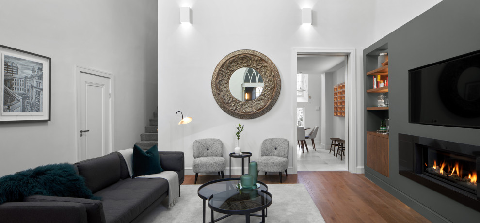 Methodist Church conversion Blackrock - Contemporary - Living Room ...