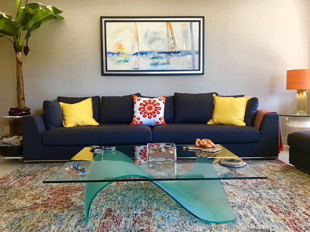 Miami Apartment Design - Eclectic - Living Room - Miami - by Forte ...