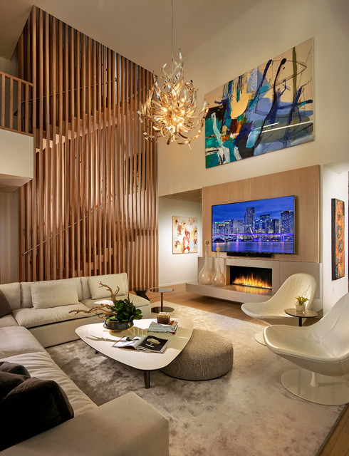 Miami PH at The Edition - Contemporain - Salon - Miami - par Interiors ...