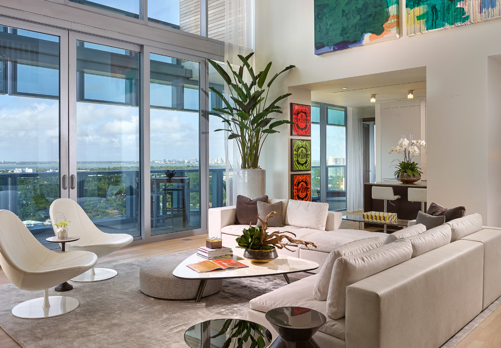 Miami PH at The Edition - Contemporary - Living Room - Miami - by ...