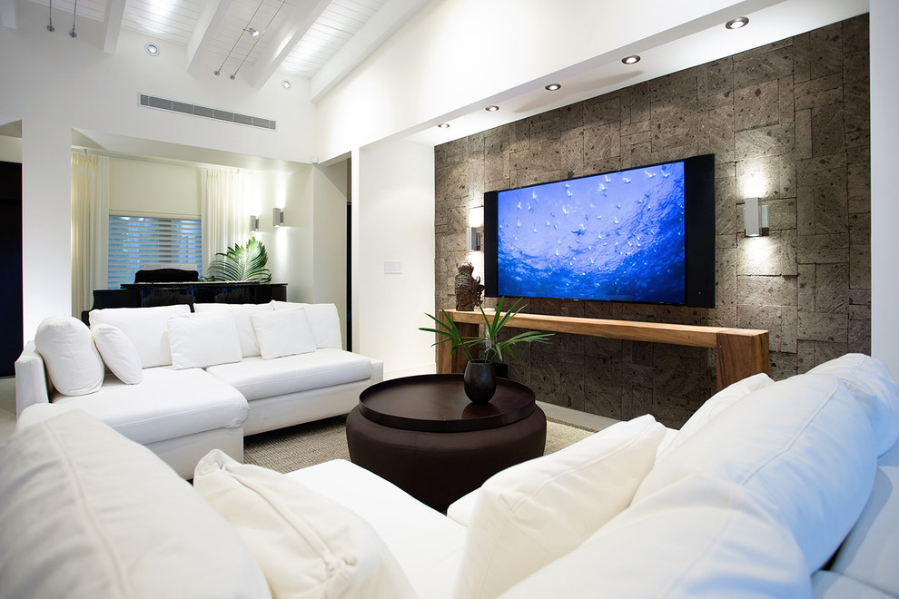 Miami Residence - Modern - Living Room - Miami - by Liquid Design ...