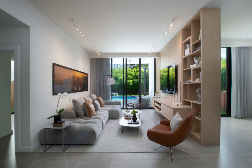 Miami Shores - Contemporary - Living Room - Miami - by Jaegger Interior ...
