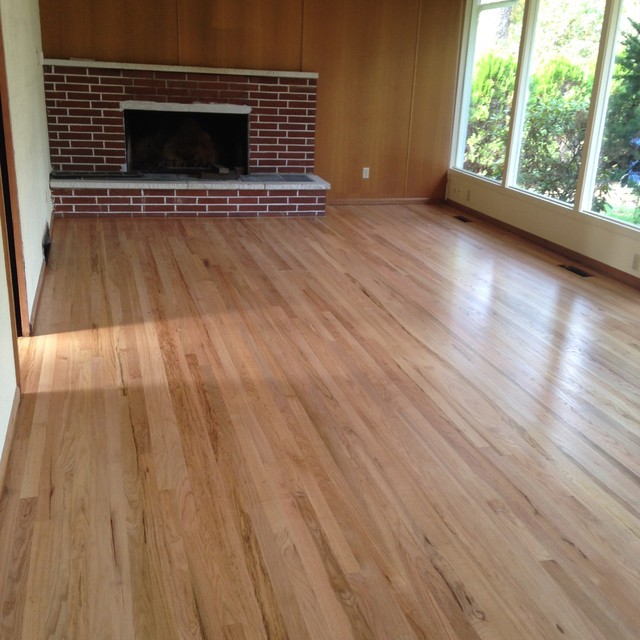 Mid Century Modern Home Marmoleum Laminate Counters Hardwoods Retro Dagligstue Seattle