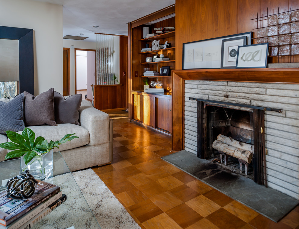 Mid-Century Modern Ranch - Contemporary - Living Room - Providence - by ...