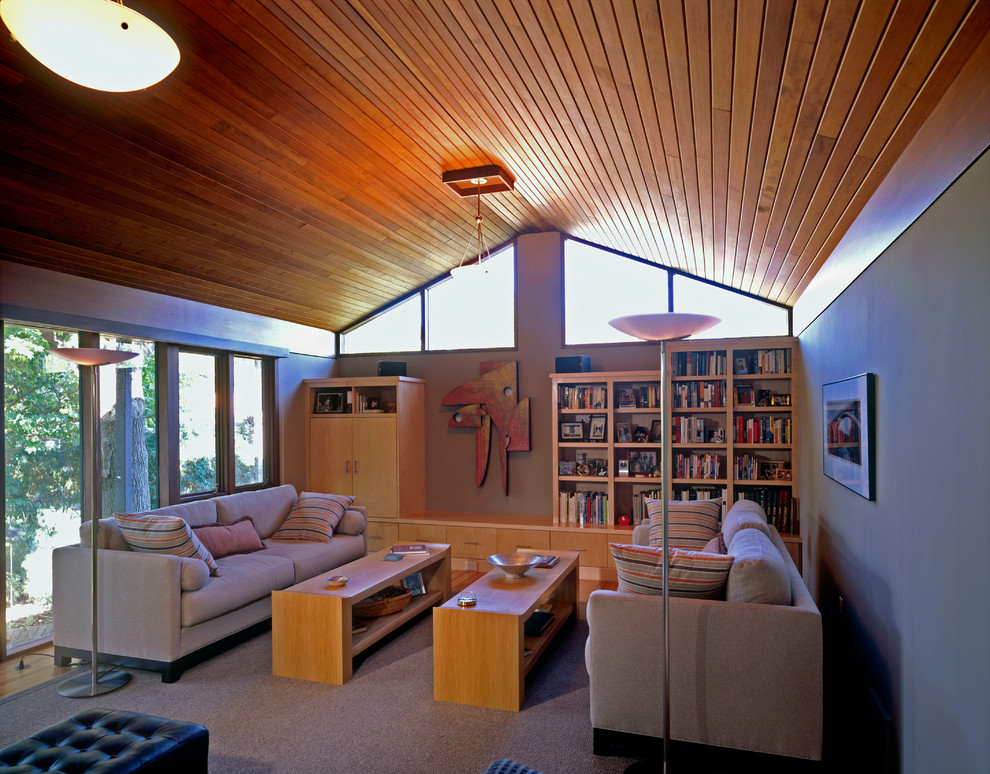 Midwest Modern Revival - Midcentury - Living Room - Minneapolis - by ...