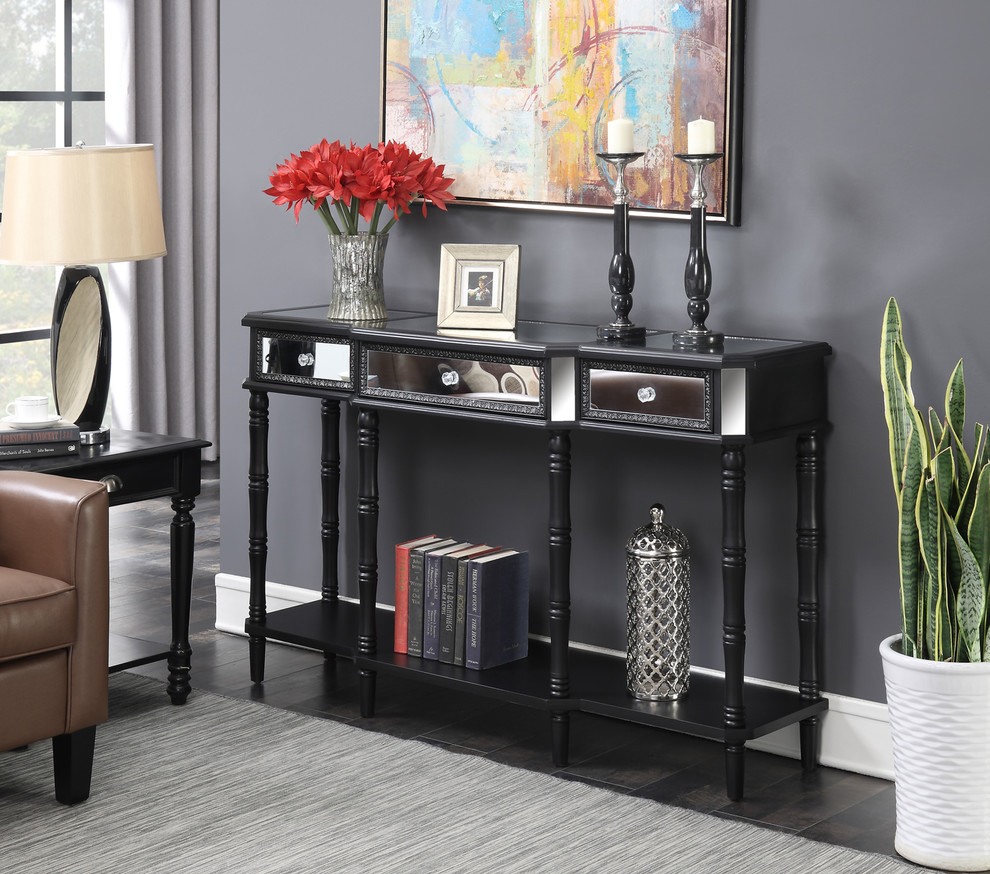 Milan Mirrored Console Table - Victorian - Living Room - Chicago - by ...