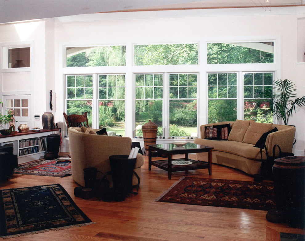 Miller House - Transformed Raised Ranch - Eclectic - Living Room - New ...