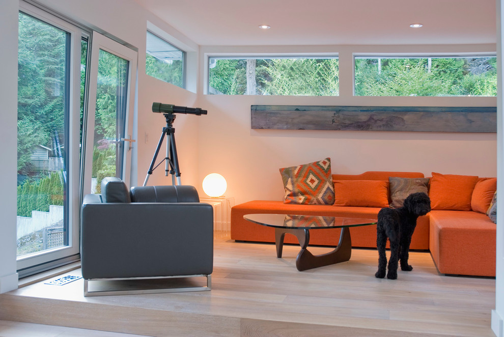 Minimal and Modern in West Vancouver - Contemporary - Living Room - Vancouver - by Heather ...
