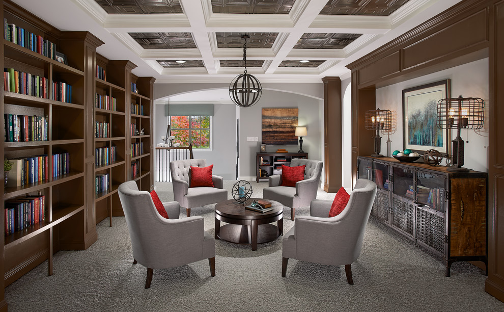 Model Home Interiors - Transitional - Living Room - Orlando - by ...