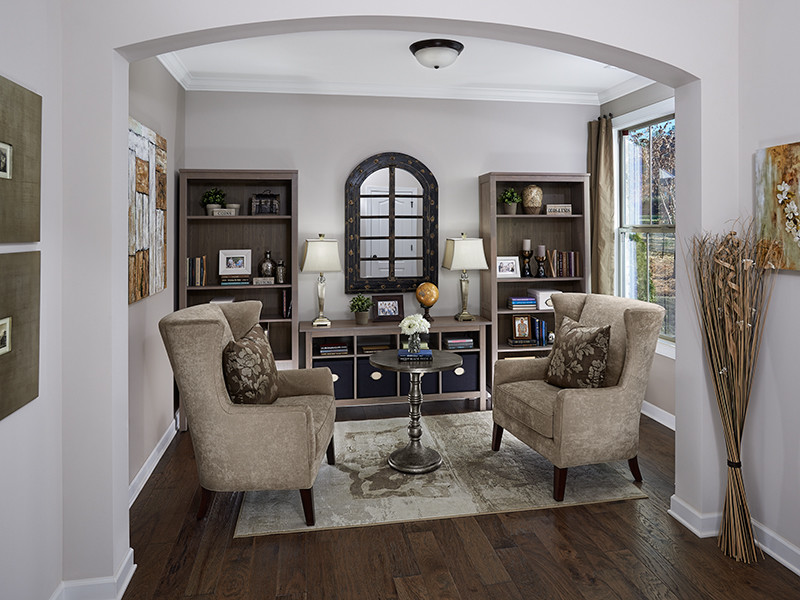 Model Home Interiors - Transitional - Living Room - Orlando - by ...