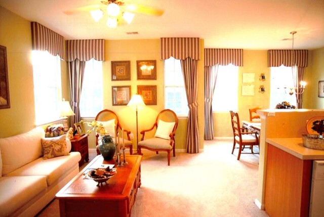 Model Home Living Rooms - Traditional - Living Room - Dallas - by ...