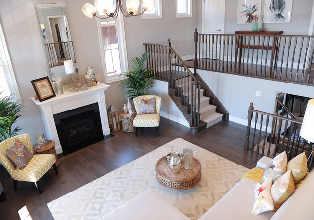 Model Homes - Beach Style - Living Room - Toronto - by National Homes ...